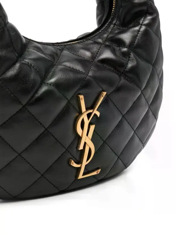 Saint Laurent Quilted Cassandre Shoulder Bag