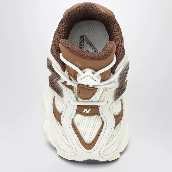 NEW BALANCE 9060 Beige Mesh And Suede Shoes - Multicolor