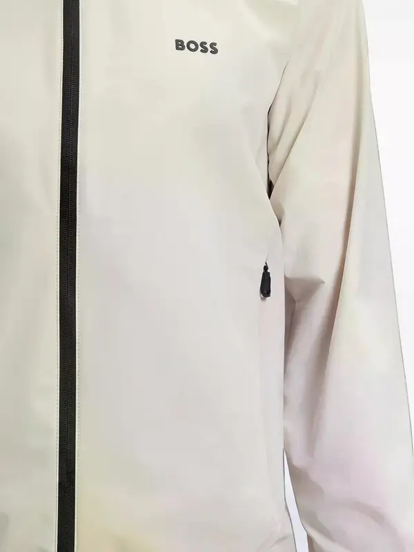 BOSS Logo-print Zip-up Jacket