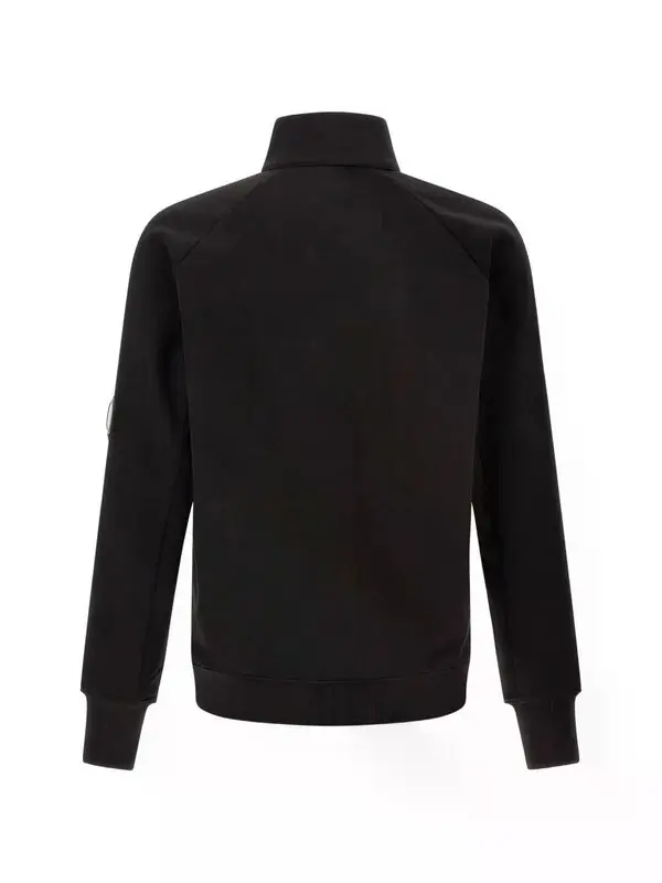 C.P. COMPANY Diagonal Weave Half-zip Sweater