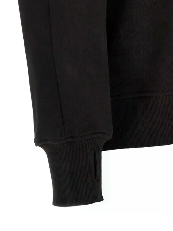 C.P. COMPANY Diagonal Weave Half-zip Sweater