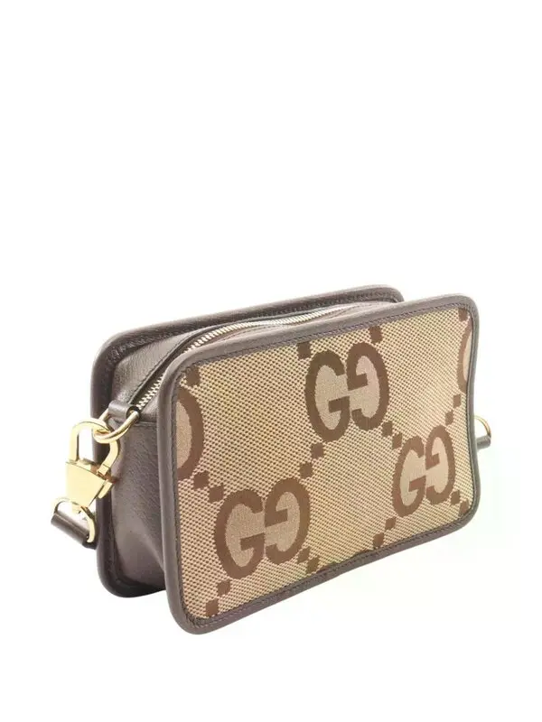 Gucci 2000-2015 Mini Jumbo Gg Canvas Web Crossbody Bag