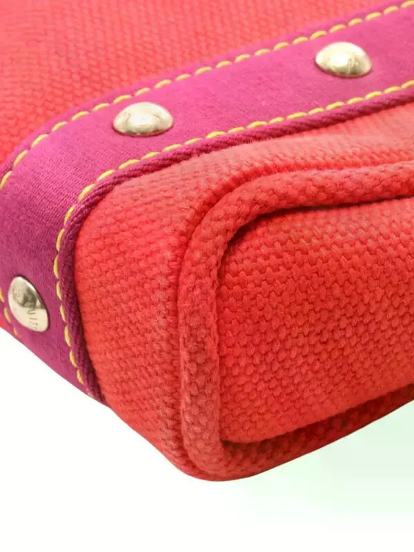 LOUIS VUITTON 2005 Antigua Cabas Pm Handbag - Red