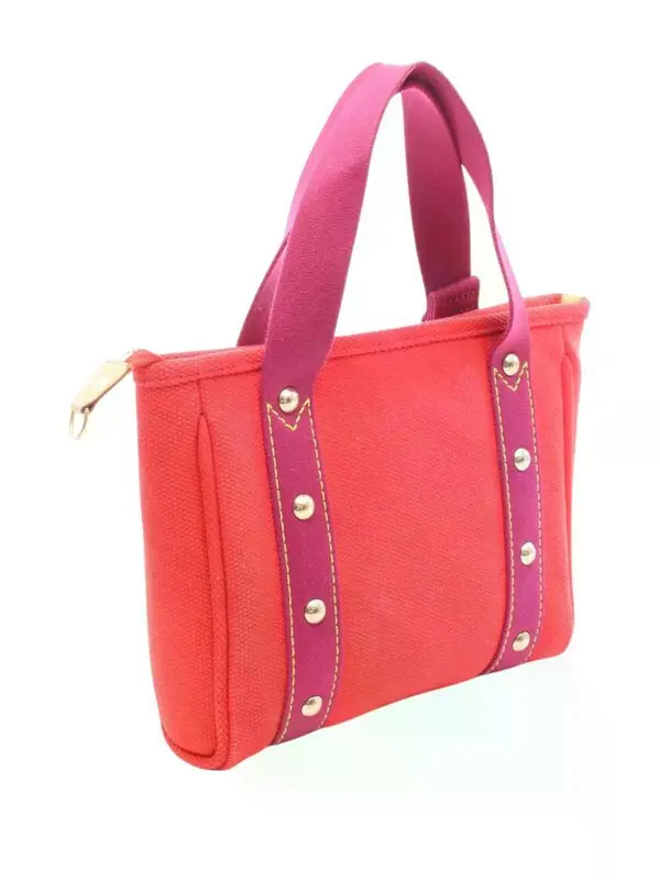 LOUIS VUITTON 2005 Antigua Cabas Pm Handbag - Red