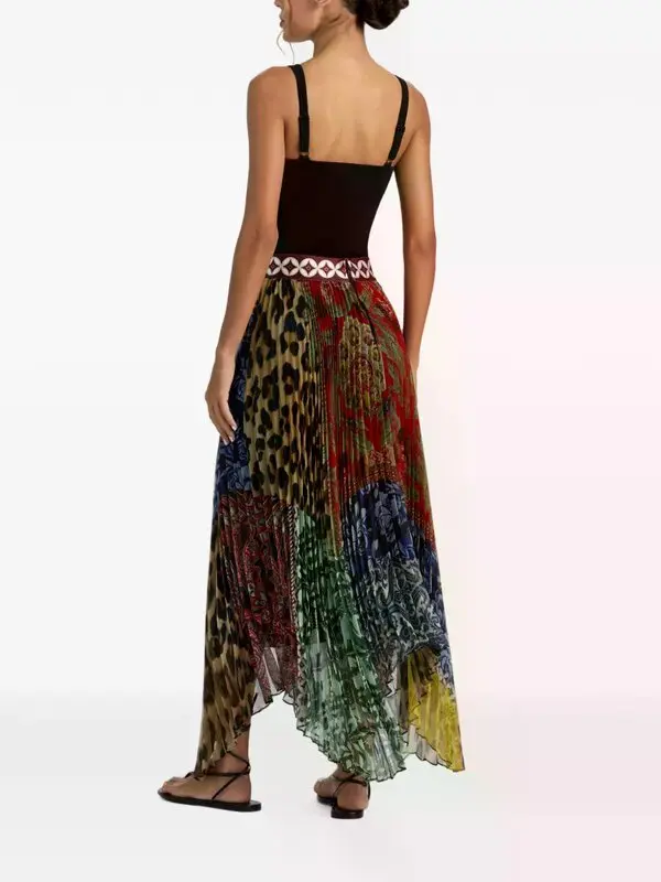 Alice + Olivia Katz Handkerchief-hem Midi Skirt