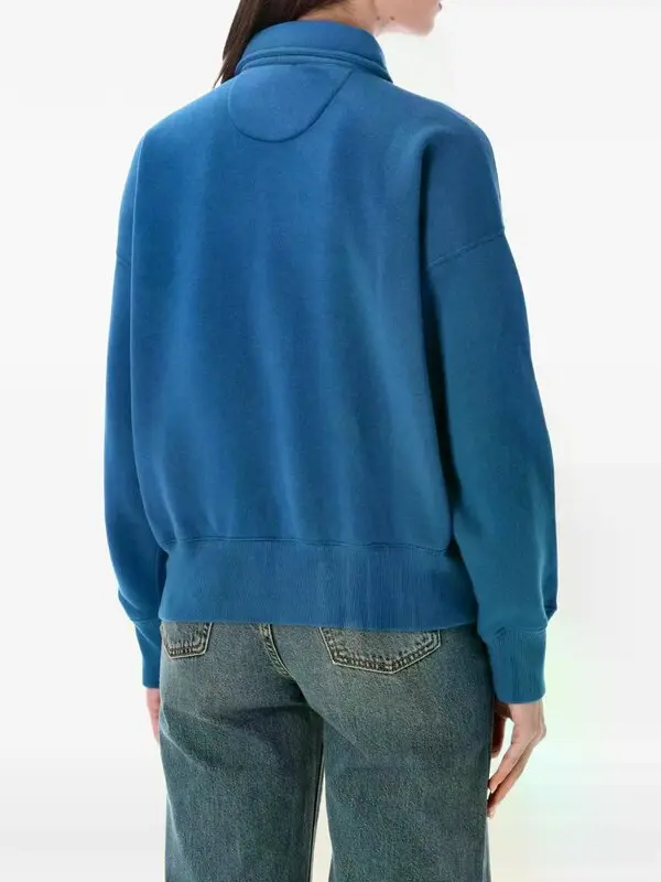 Polo Ralph Lauren Pony-embroidered Quarter-zip Sweatshirt - Blue