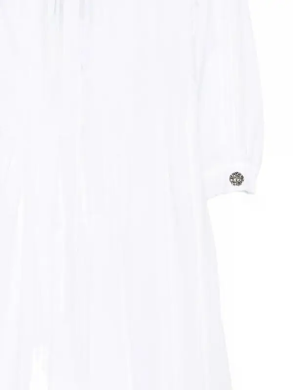 Max Mara Madagio Pleated-waist Flared Dress