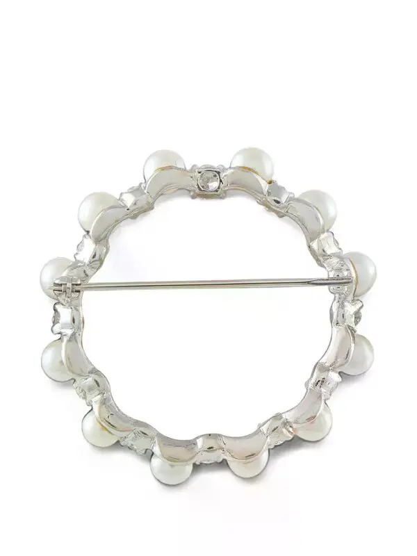 LB EXCLUSIVE Pearl And Diamond Brooch