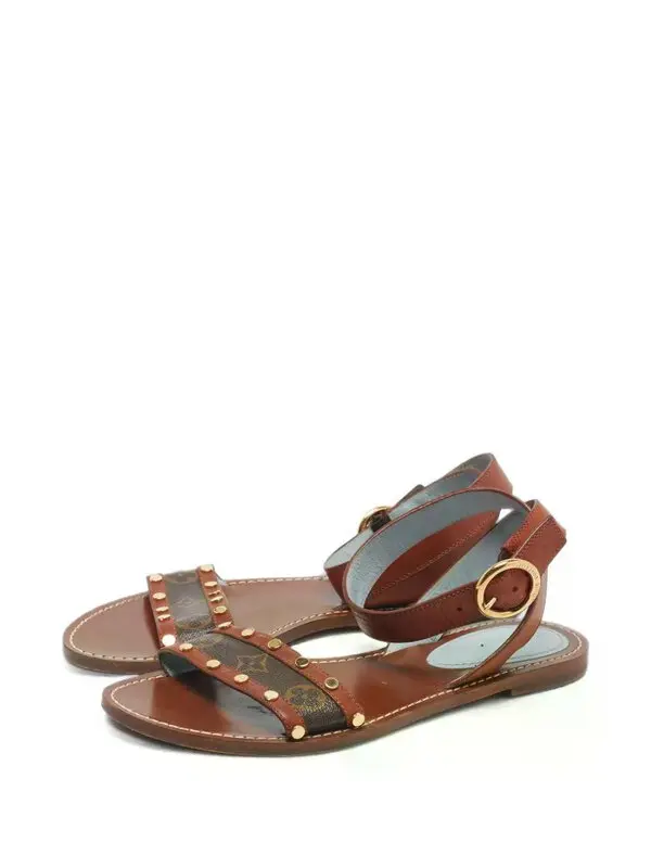 LOUIS VUITTON Passenger Monogram Flat Sandals