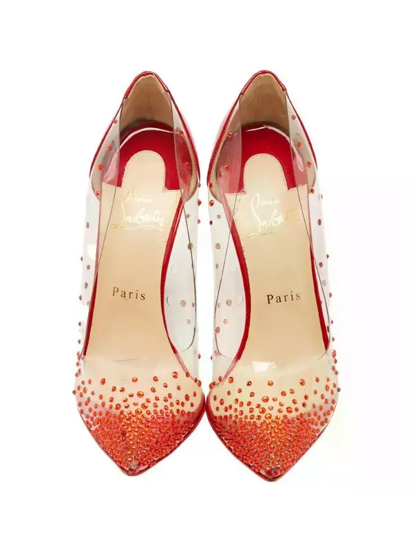 CHRISTIAN LOUBOUTIN Degrastrass Crystal-embellished Pumps