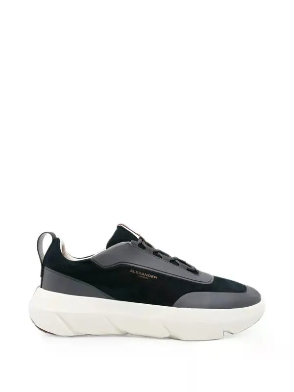 ALEXANDER SMITH Eclipse Logo-print Panelled Sneakers - Blue