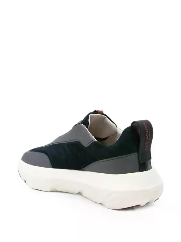 ALEXANDER SMITH Eclipse Logo-print Panelled Sneakers