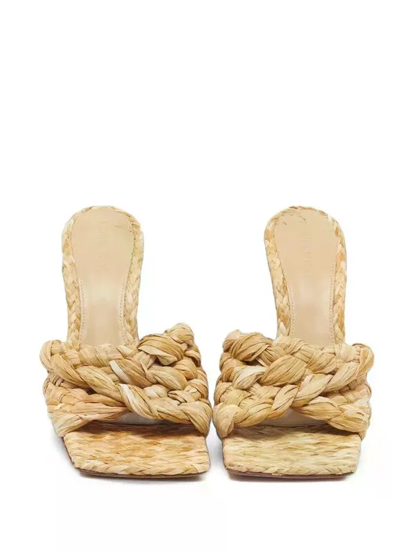 Bottega Veneta Stretch Twisted Intrecciato Slide Sandals