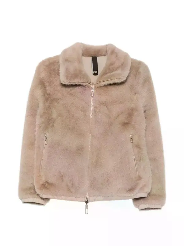 DUNO Manila Reversible Faux-fur Jacket - Neutrals