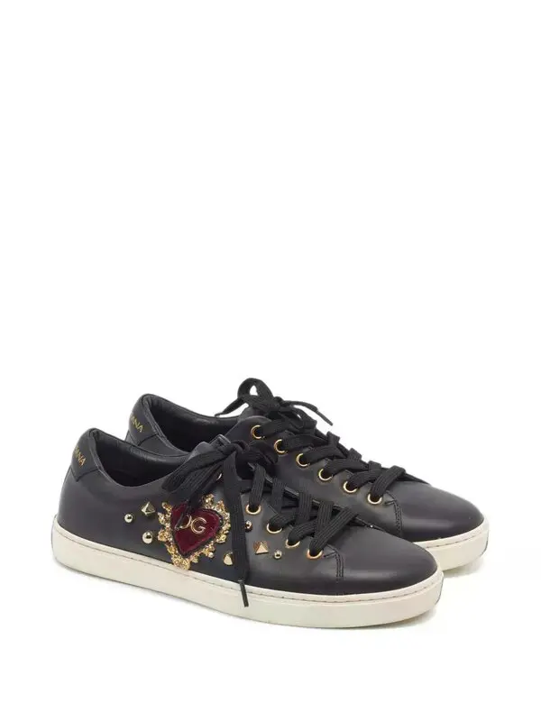 Dolce & Gabbana Portofino Heart-patch Sneakers