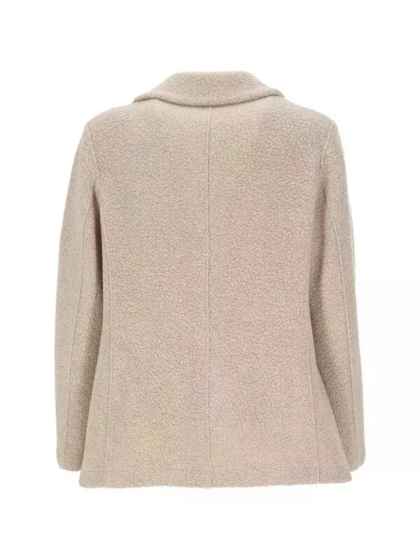 Harris Wharf London Double-breasted Bouclé Coat