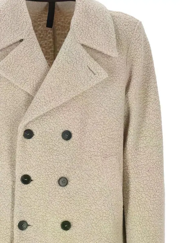 Harris Wharf London Double-breasted Bouclé Coat