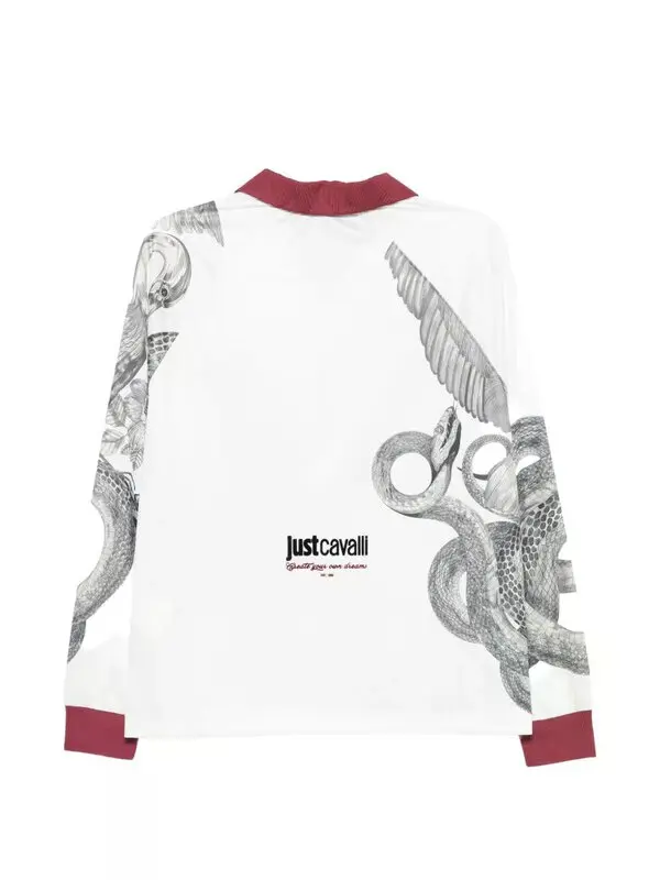 Just Cavalli Graphic-print Long-sleeve T-shirt