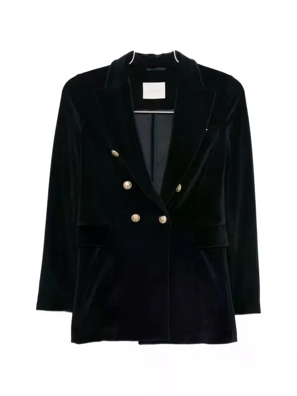 CIRCOLO 1901 Double-breasted Velvet Blazer