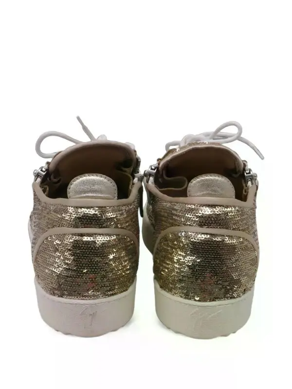 GIUSEPPE ZANOTTI Gail Sequinned Low Top Sneakers