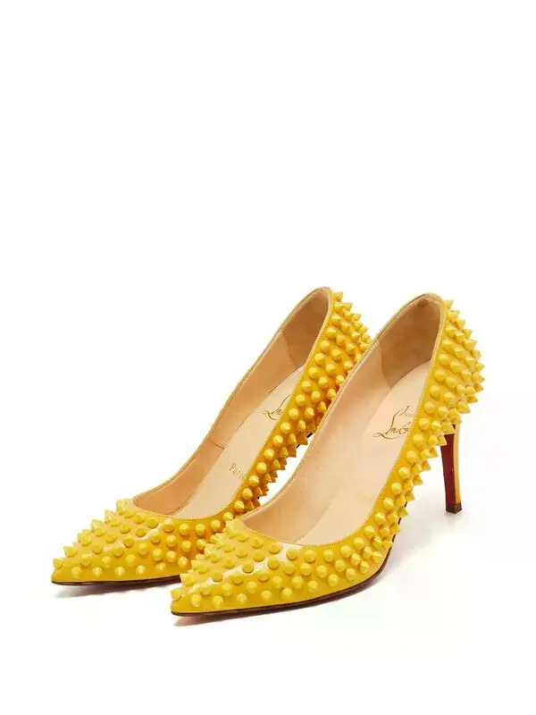 CHRISTIAN LOUBOUTIN Pigalle Spikes Point-toe Pumps