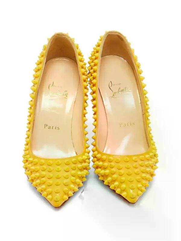 CHRISTIAN LOUBOUTIN Pigalle Spikes Point-toe Pumps