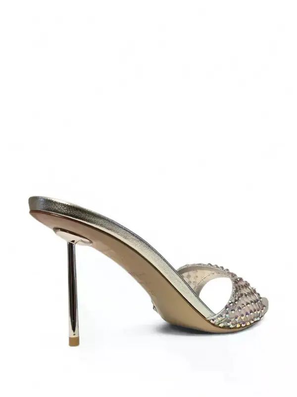 LE SILLA Gilda Crystal-embellished Pointed-toe Sandals