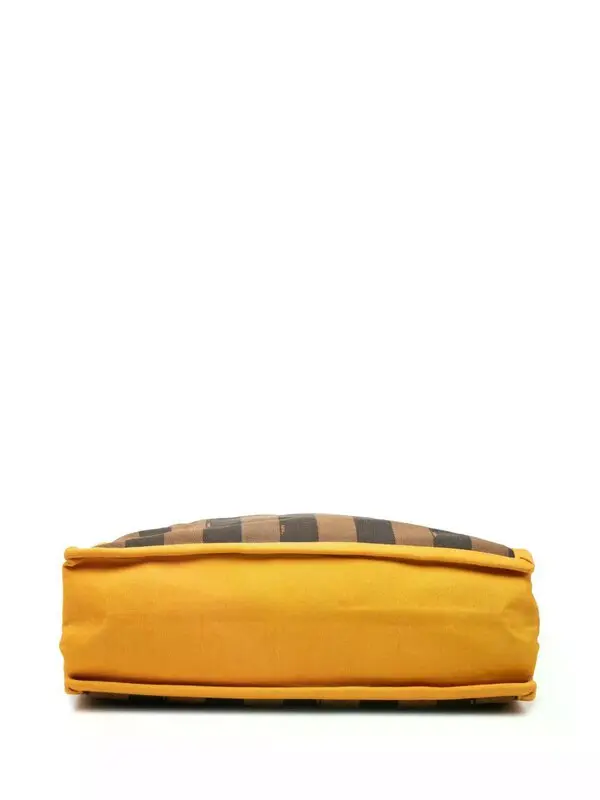 Fendi Pequin Canvas Tote Bag