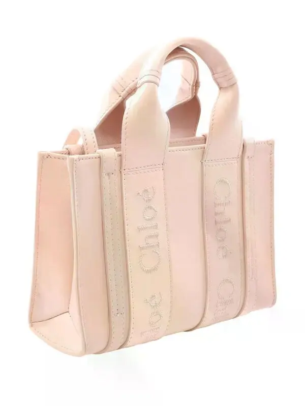 Chloé 2010-2026 Mini Leather Woody Satchel