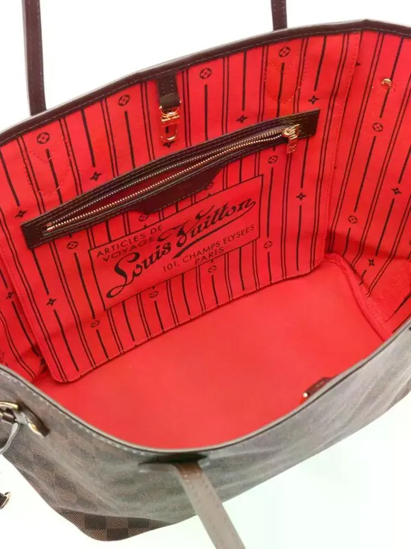 LOUIS VUITTON 2013 Damier Ebene Neverfull Mm Tote Bag