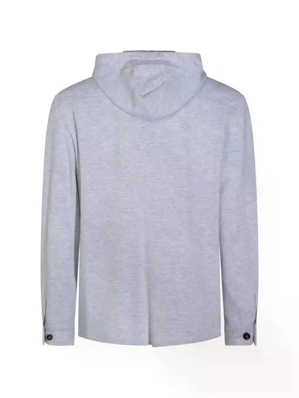 Eleventy Hooded Chest-pocket Jacket