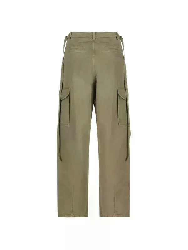 Fendi Cotton Cargo Pants With Buckle Detail