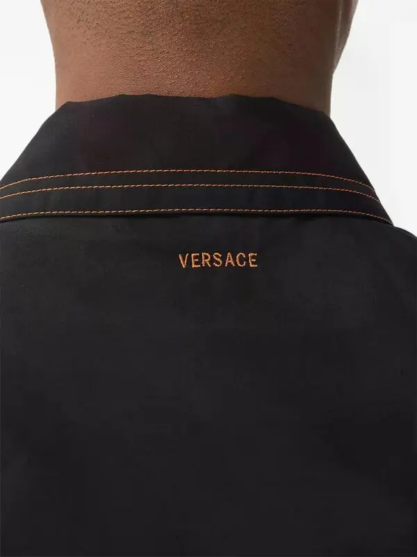 Versace Cotton Poplin Loose Shirt