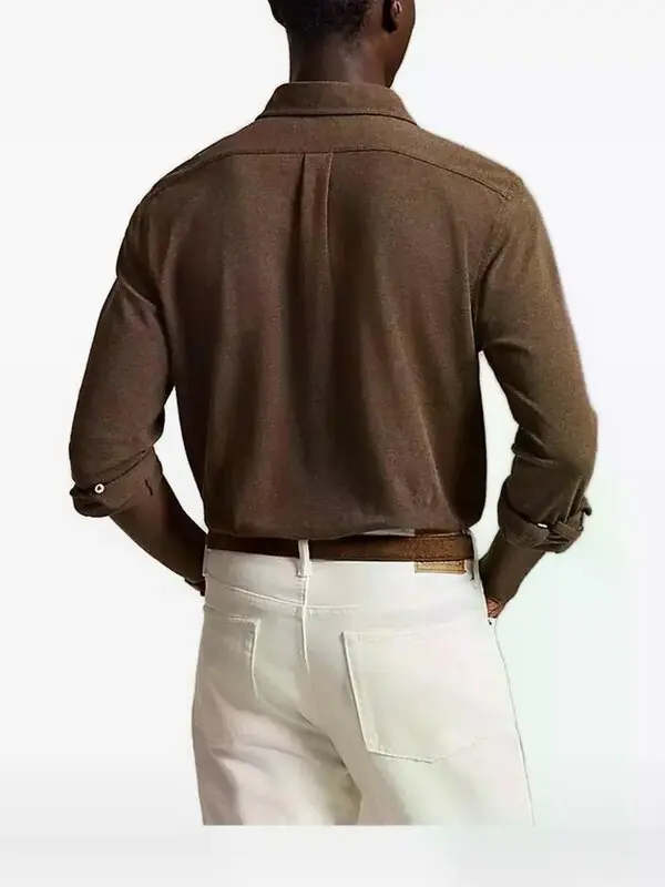 Polo Ralph Lauren Featherweight Mesh Shirt - Brown