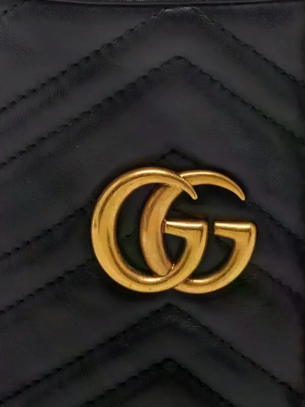 Gucci Small Gg Marmont Matelassé Bucket Bag