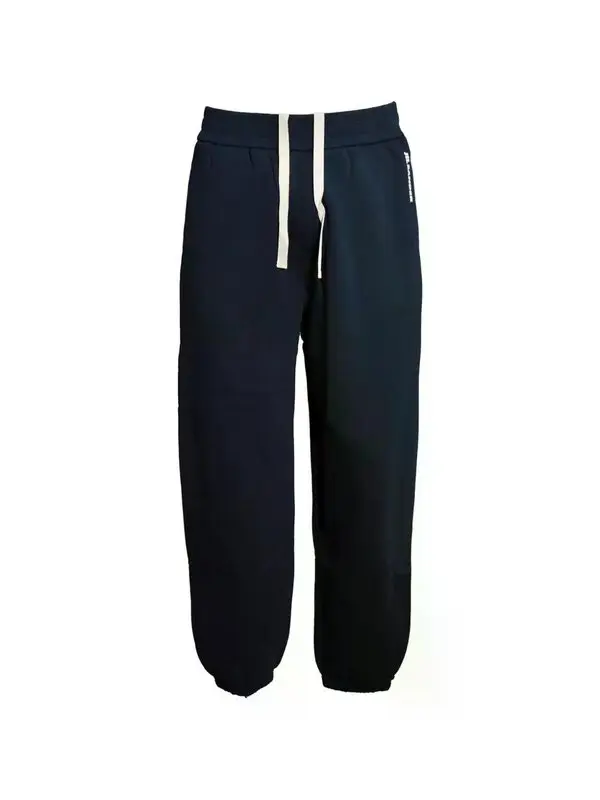 JIL SANDER Cotton Terry Sweatpants - Blue