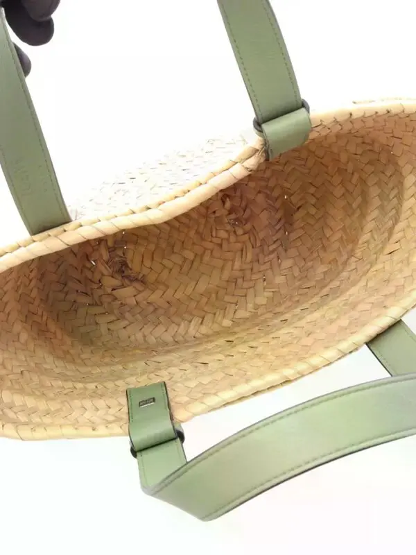 Loewe 2010-2026 Small Raffia Anagram Basket Bag Tote Bag