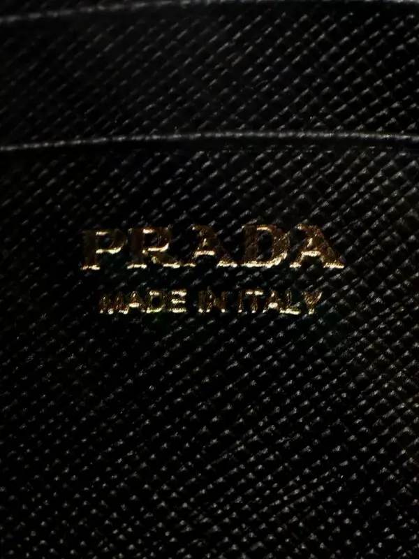 Prada 2013-2026 Saffiano Wallet On Strap Crossbody Bag