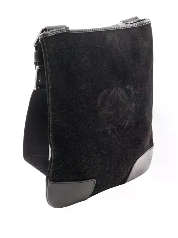 Loewe Suede Anagram Crossbody Bag