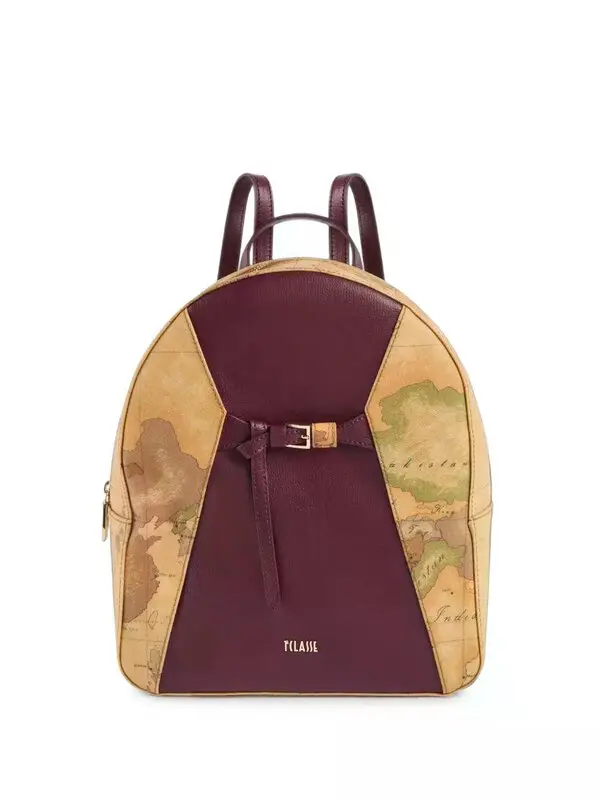 ALVIERO MARTINI 1° CLASSE Geo Classic Panelled Leather Backpack