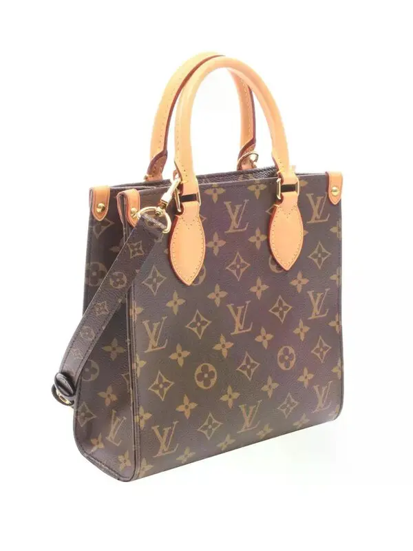 LOUIS VUITTON 2000-2026 Monogram Sac Plat Bb Satchel
