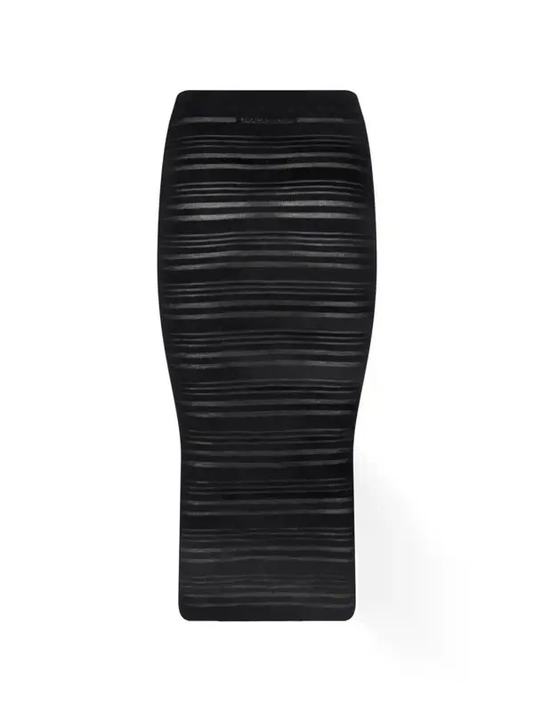 ANDREĀDAMO Ribbed-knit Maxi Skirt