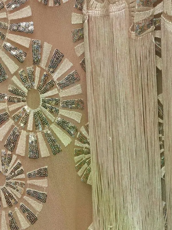 Elie Saab Sequin-embroidered Strapless Maxi Dress