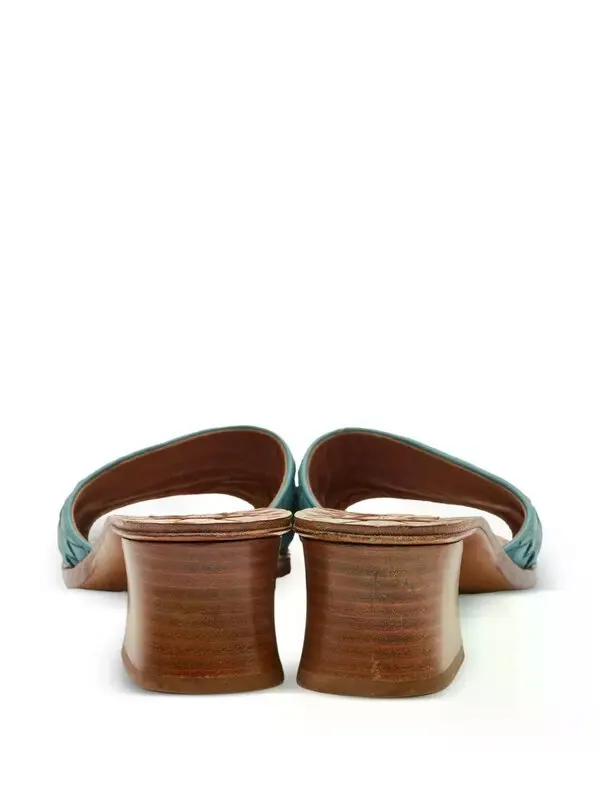 Bottega Veneta Ravello Intrecciato Sandals - Blue