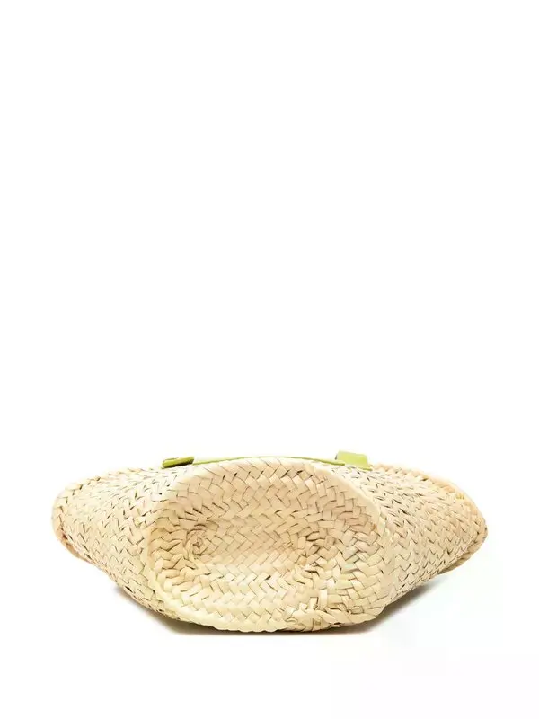 Loewe 2023 Small Raffia Anagram Basket Bag Tote Bag