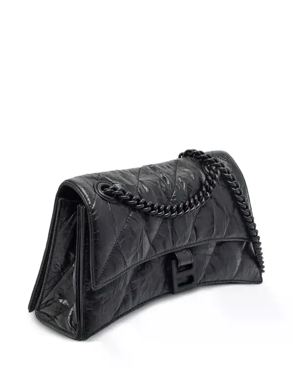 Balenciaga Crush Crinkled Shoulder Bag