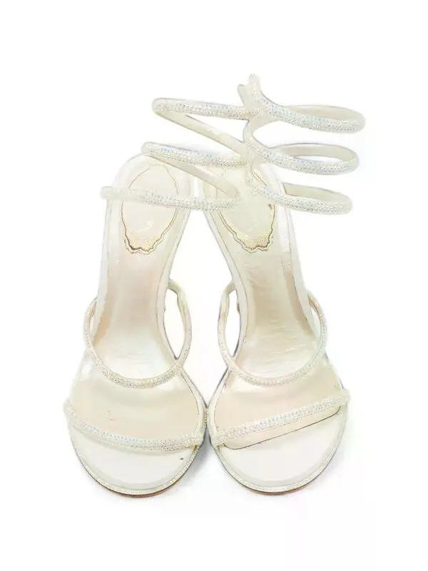 Rene Caovilla Embellished Ankle-wrap Stiletto Sandals