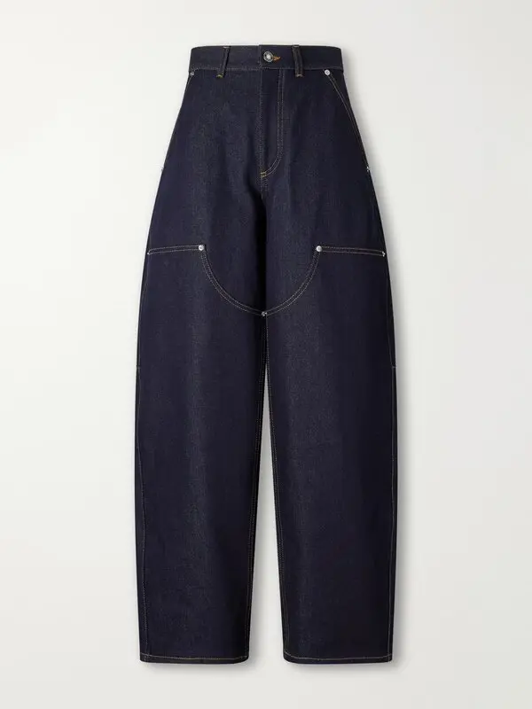 Givenchy Rialto Mid-rise Wide-leg Jeans - Blue