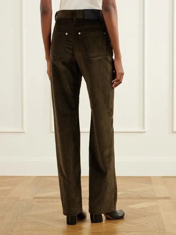 Loewe Cotton-corduroy Straight-leg Pants