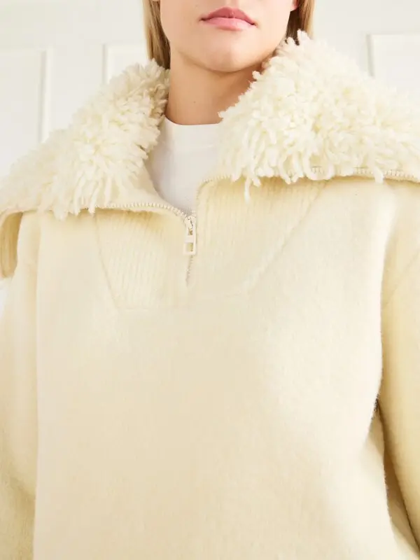 Loewe Logo-embroidered Wool-blend Sweater